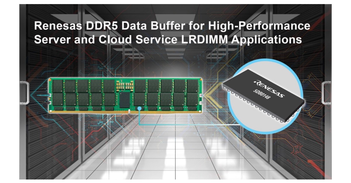 Renesas Introduces DDR5 Data Buffer for High-Performance Server and Cloud Service Applications ...