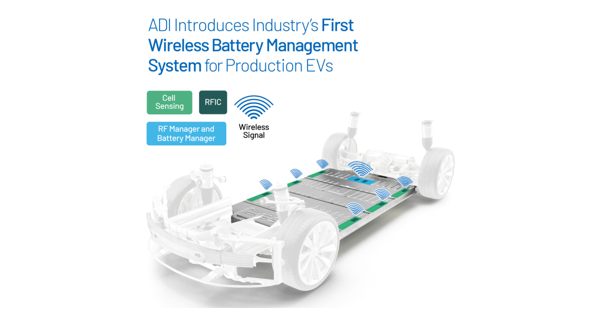 Analog Devices Introduces Automotive Industry’s First Wireless Battery ...