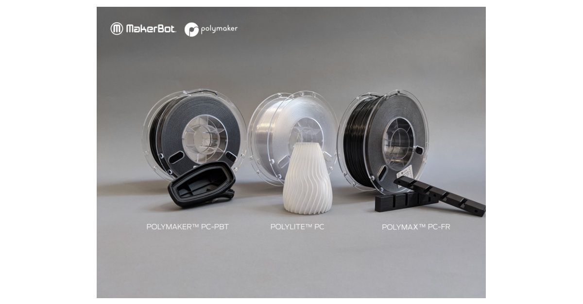 Polymaker Qualifies New Industrial Polycarbonate Materials for MakerBot ...