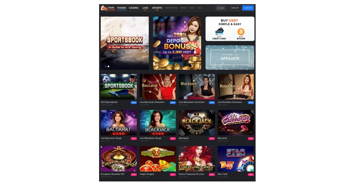 CHAIN CASINO、2020年9月22日に全世界で正式リリース | Business Wire