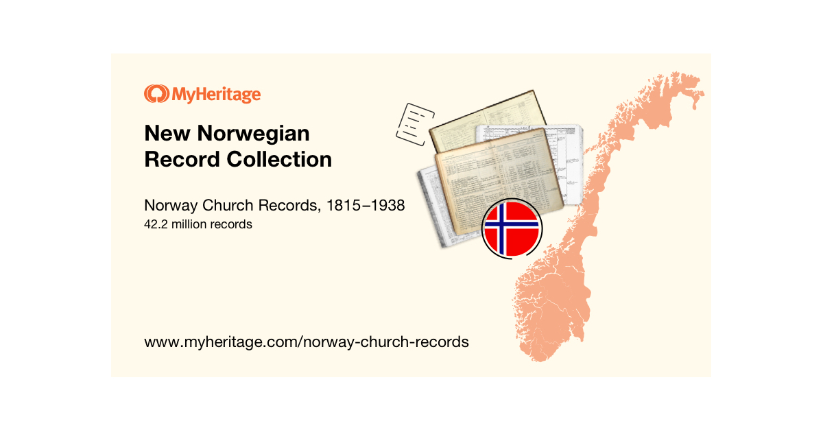 MyHeritage Releases Major Collection of Historical Norway Church ...