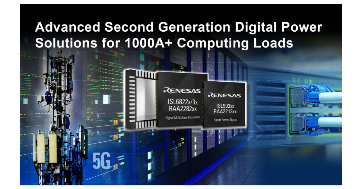 Renesas Releases 2nd Generation Digital Multiphase Controllers and ...