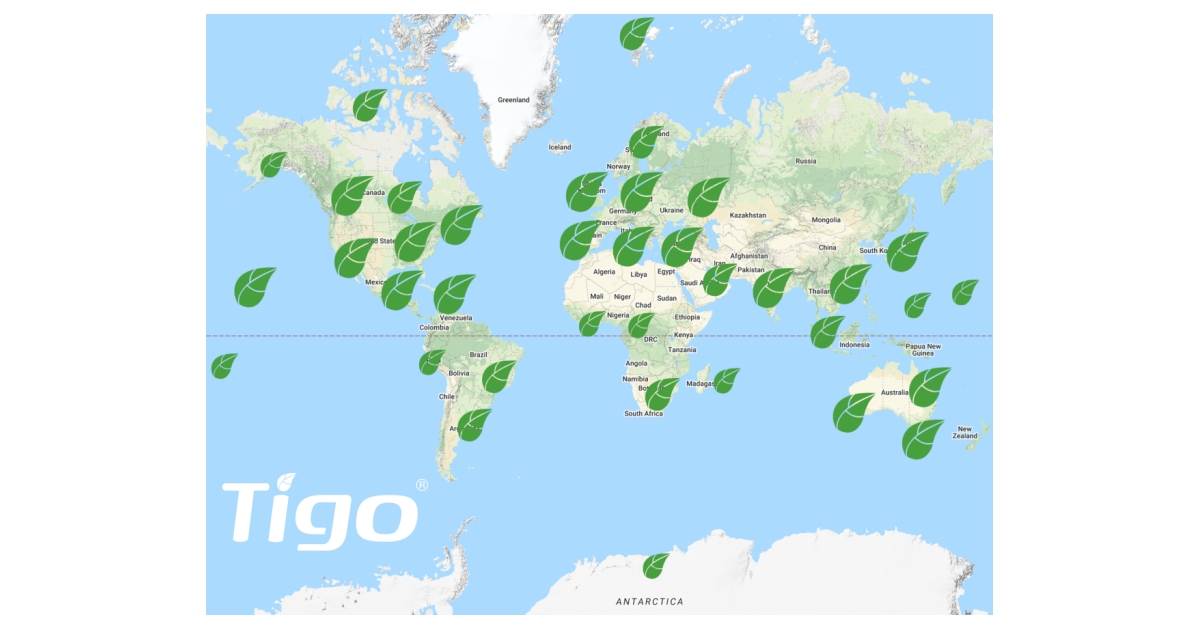 Tigo解決方案在全球每日改良並監測1百萬度的太陽能產量 | Business Wire