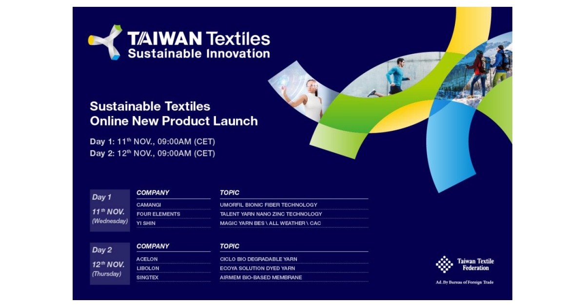 Taiwan’s Functional Textiles Thrive on Innovation to Define New ...