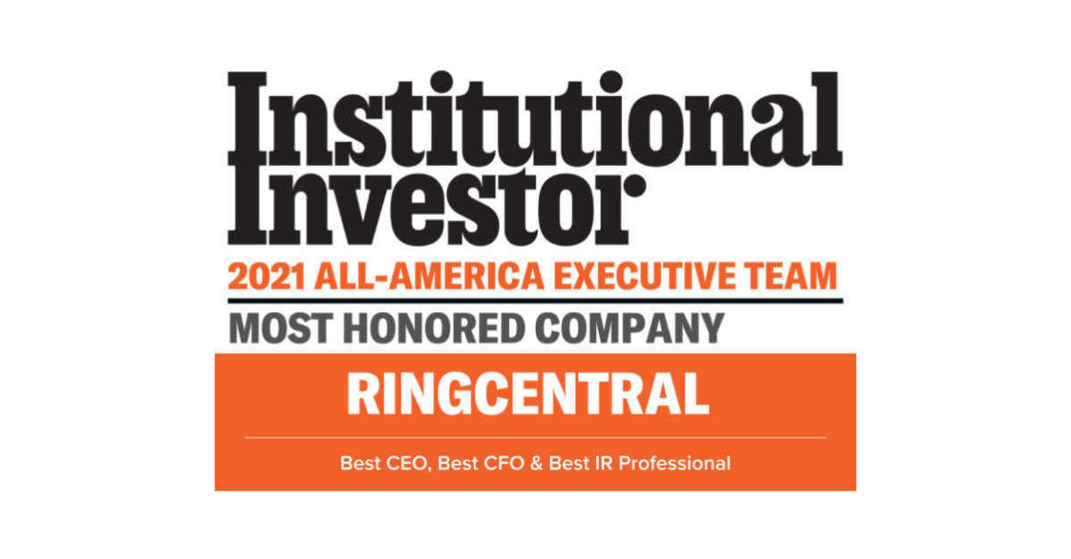 RingCentral’s CEO, CFO, and Investor Relations Named to Institutional ...