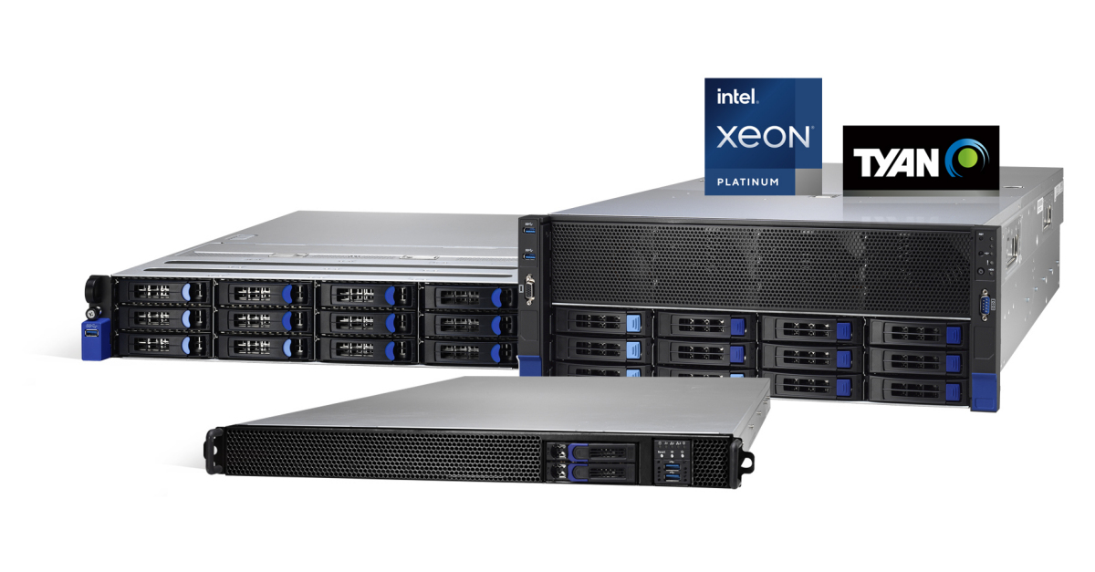 TYAN Highlights HPC and AI Server Platforms Powered by 2nd Gen Intel® Xeon® Scalable Processors ...