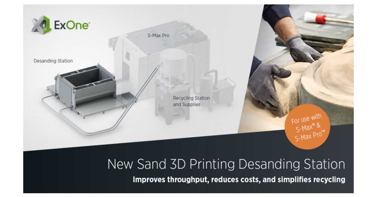 ExOne Enhances Productivity of Industrial Sand 3D Printers with New ...