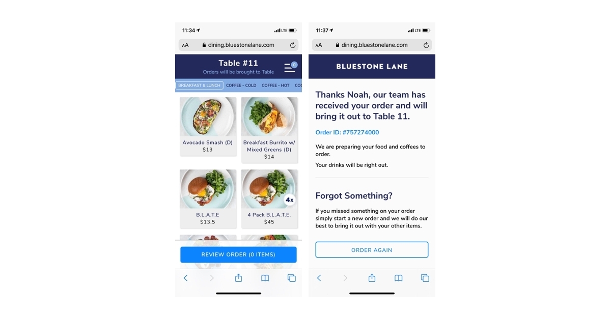 Olo Releases Curbside Arrival Notifications, Dine-In, Virtual ...