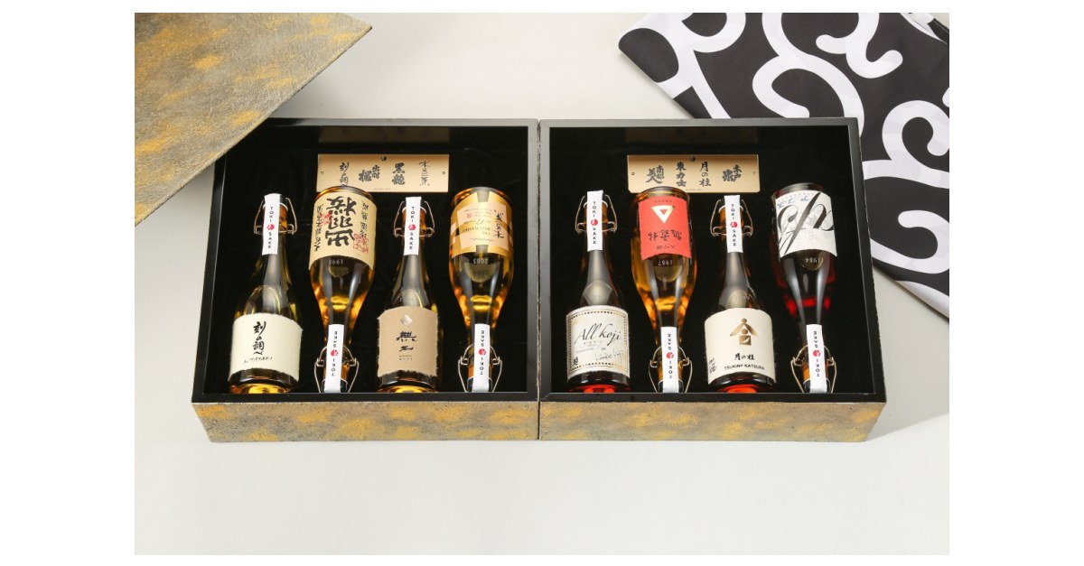 Eight Bottles Set of Aged Premium Sake for 2.02 Million Yen! By the ...