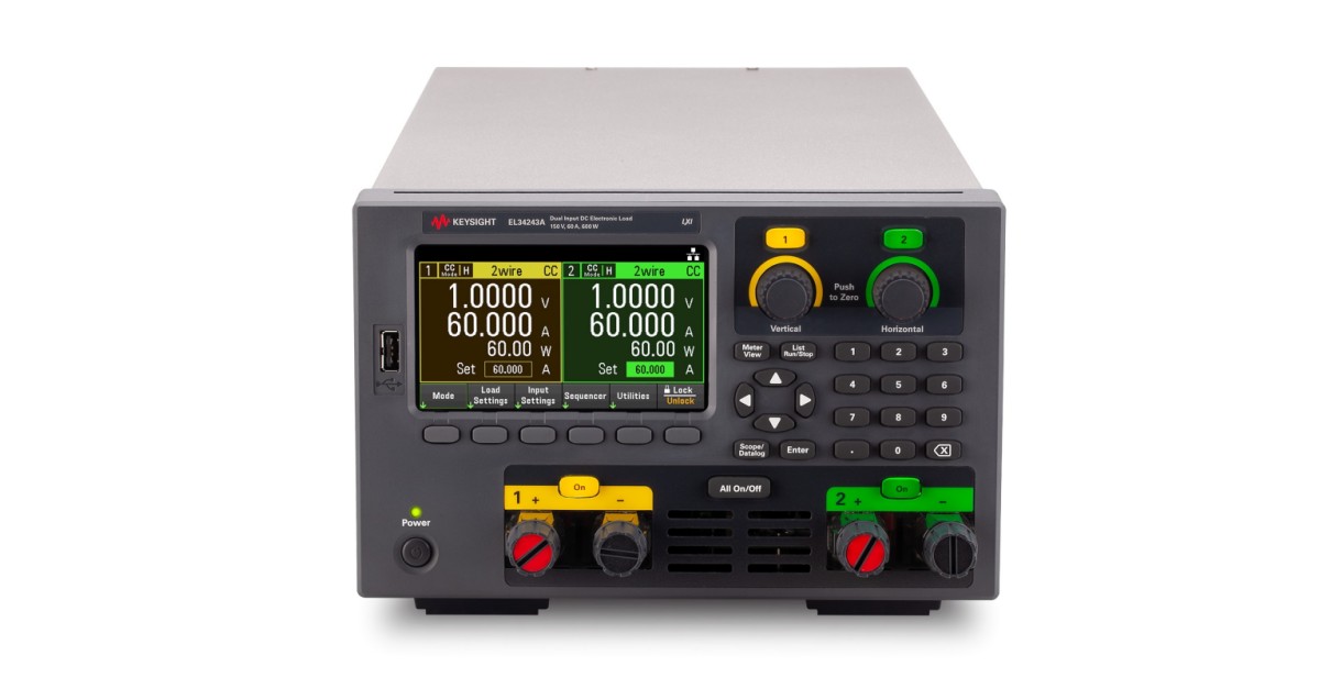 Keysight Launches Compact DC Electronic Loads for the Bench | Business Wire