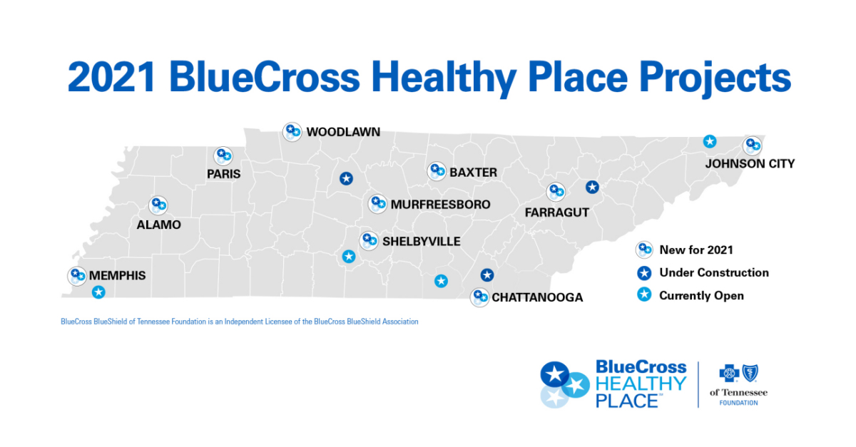 BlueCross Foundation Announces 10 New BlueCross Healthy Place Projects ...