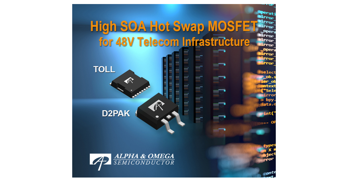 Alpha and Omega Semiconductor Announces New High SOA MOSFETs for 48V Hot Swap Telecom ...