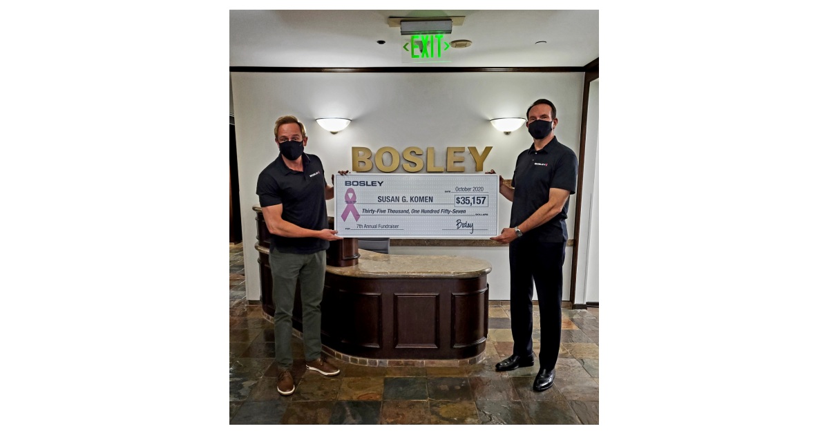 Bosley Team Donates a Record-Breaking Amount for Susan G. Komen to ...