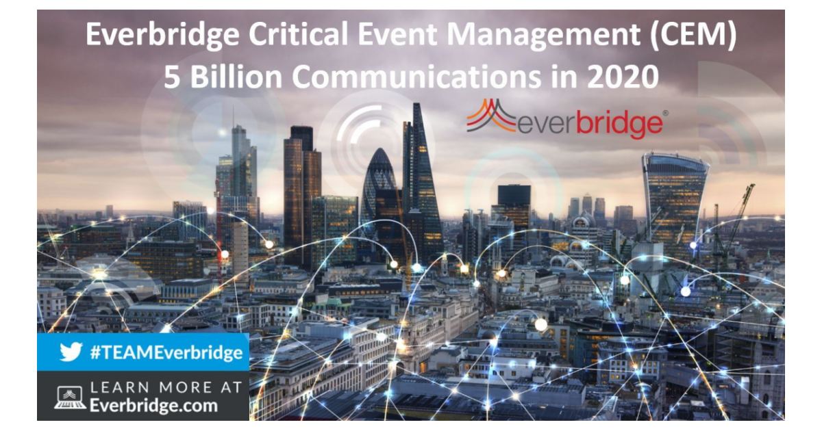 Everbridge Surpasses 5 Billion Communications in 2020 From its Critical ...