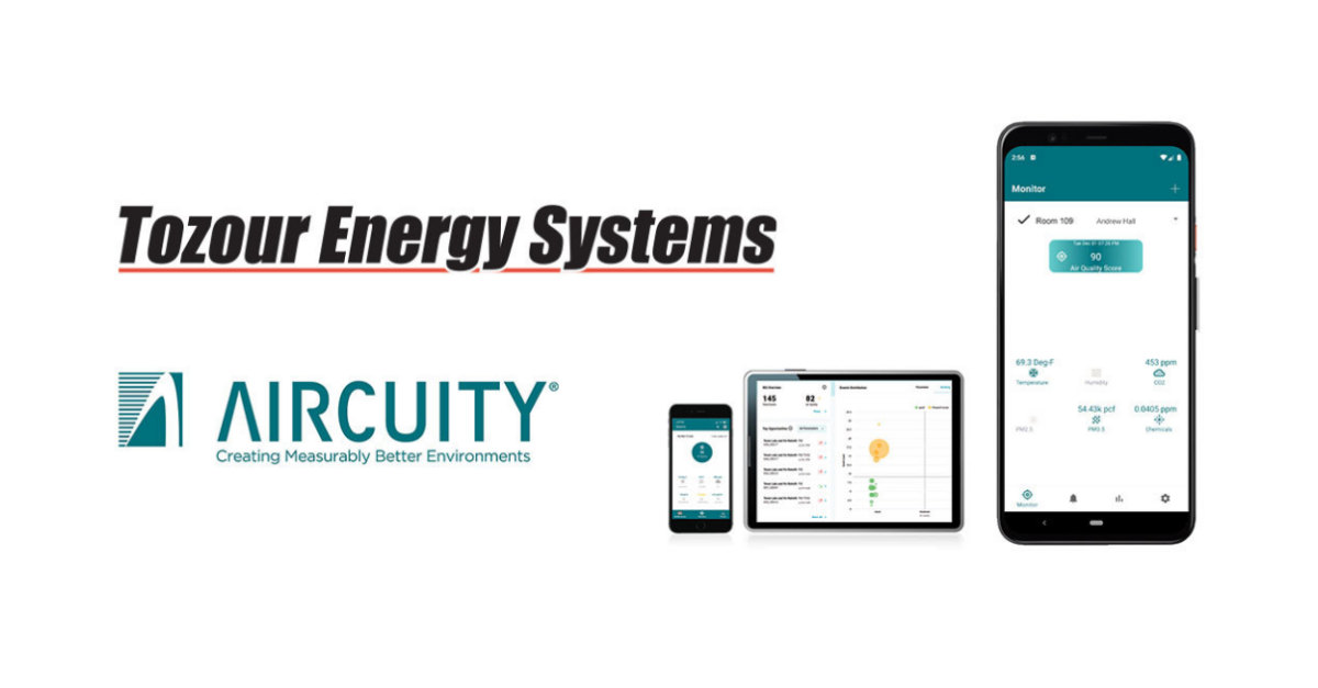 Aircuity Partners with Tozour Energy Systems to Enhance Indoor Air ...