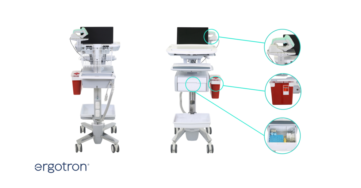 New Vaccination Cart from Ergotron Supports COVID-19 Vaccine ...