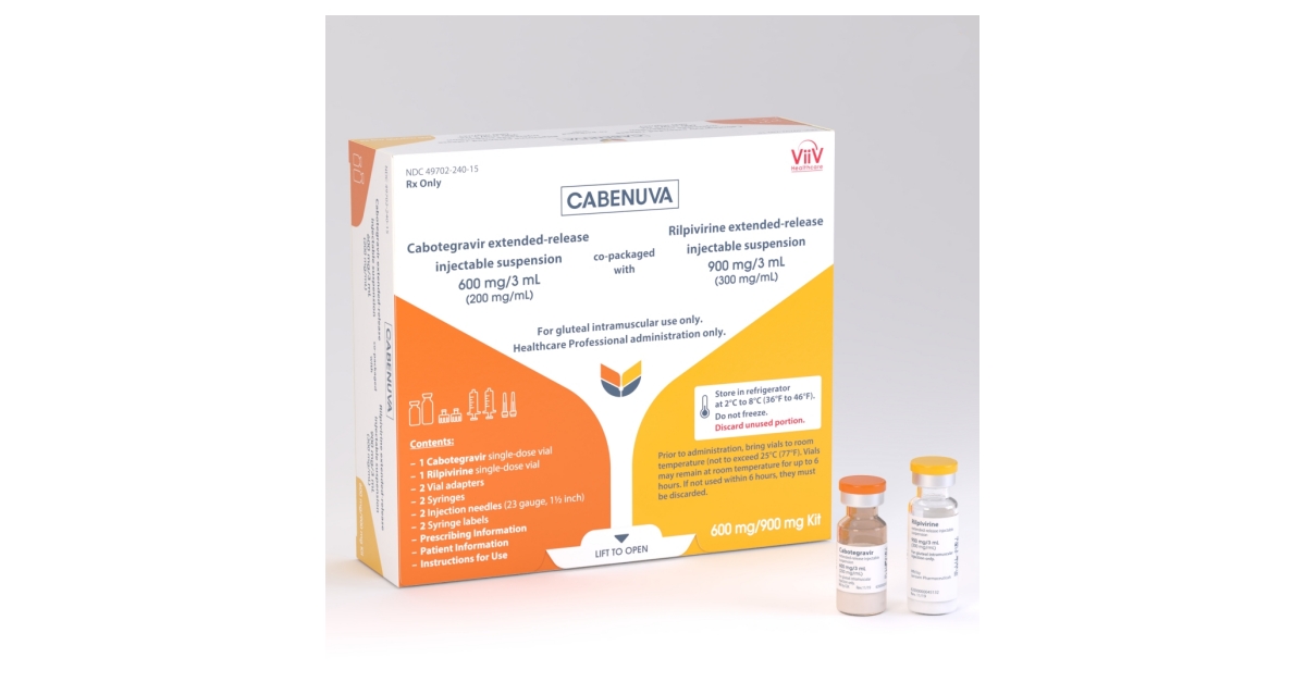 ViiV Healthcare announces FDA approval of Cabenuva (cabotegravir ...