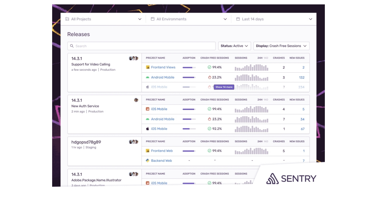 Sentry Delivers Full Suite of Application Monitoring Capabilities to ...