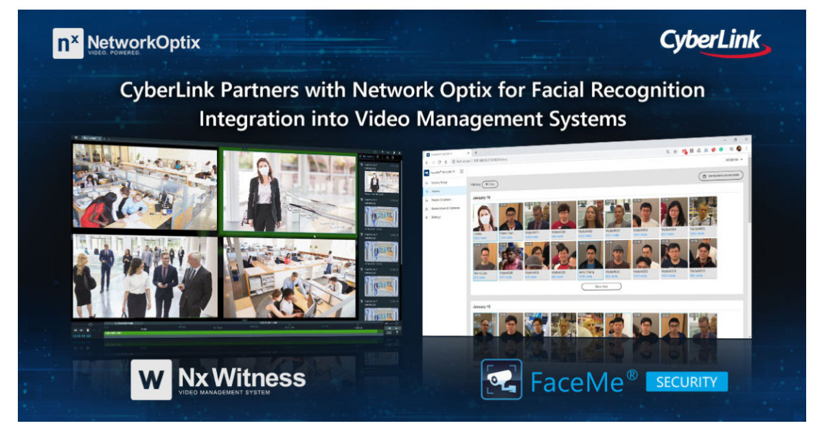 CyberLink Partners with Network Optix for Facial Recognition Integration into Video Management ...
