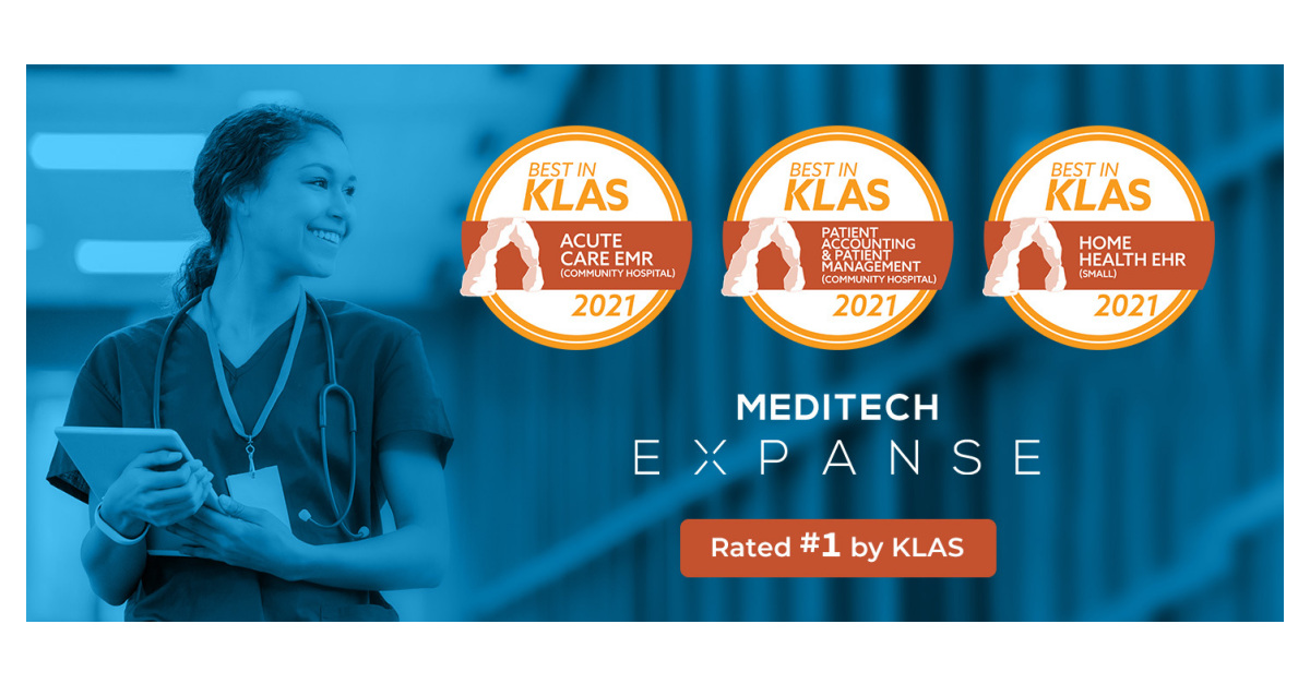 MEDITECH Awarded Best in KLAS in 3 Key Categories | Business Wire