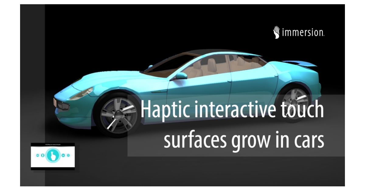 Faurecia et Immersion Corporation s’associent autour des technologies ...