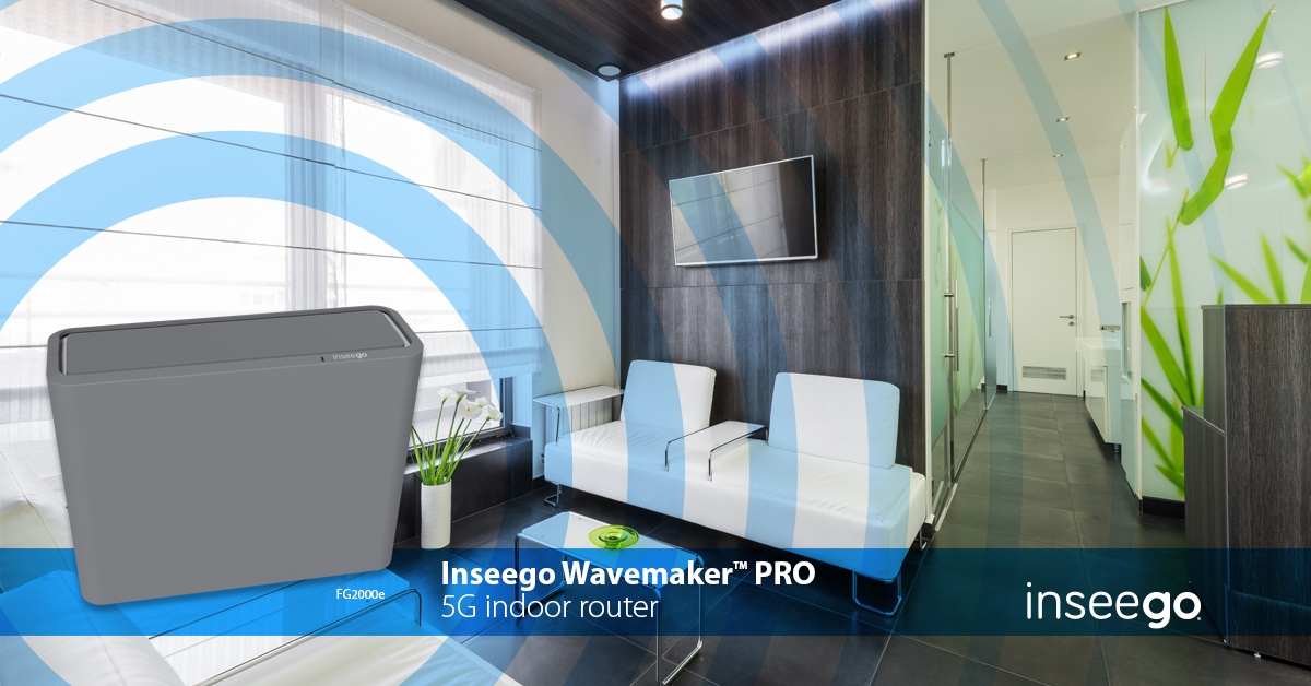 Inseego Wavemaker™ PRO 5G Indoor Router Approved for Enterprise and SMB ...