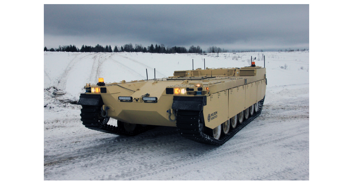 Milrem Robotics’ Type-X Robotic Combat Vehicle to be Exhibited at IDEX ...