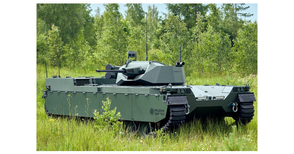 Milrem Robotics’ Type-X Robotic Combat Vehicle with John Cockerill’s ...