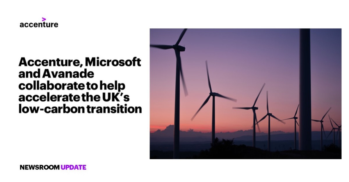 Accenture and Microsoft Collaborate to Help Accelerate U.K.’s ...
