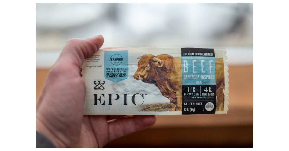 Introducing EPIC Provisions’ First Bar Made From Beef Raised Using ...