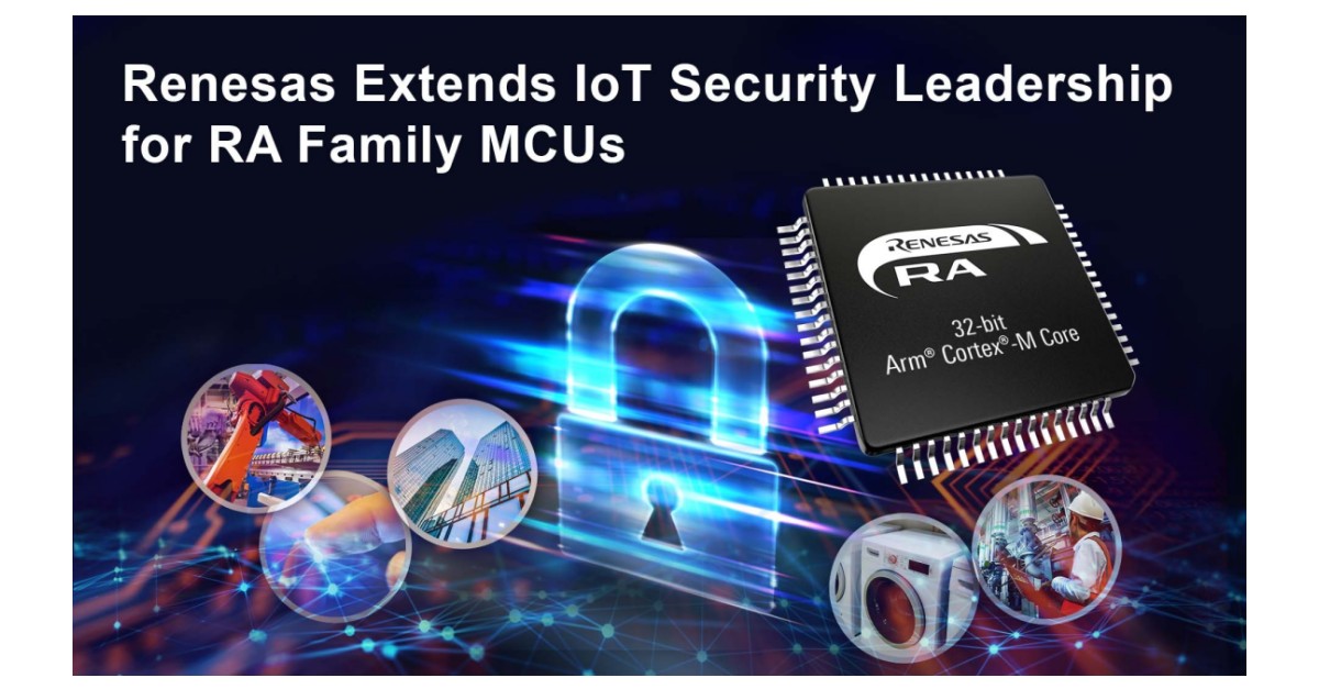 Renesas Extends IoT Security Leadership With PSA Certified Level 2 and SESIP Certification for ...