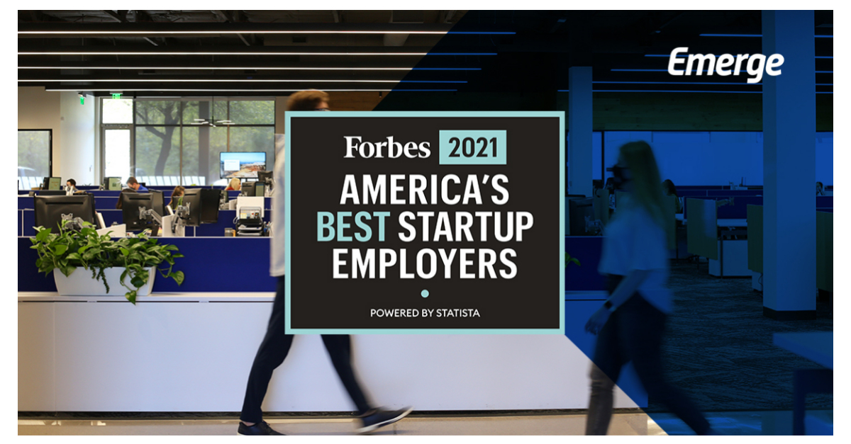 Emerge Ranks #23 on Forbes Top 500 Best Startup Employers | Business Wire