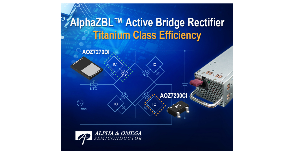 Alpha and Omega Semiconductor Announces AlphaZBL™ AC-DC Active Bridge ...