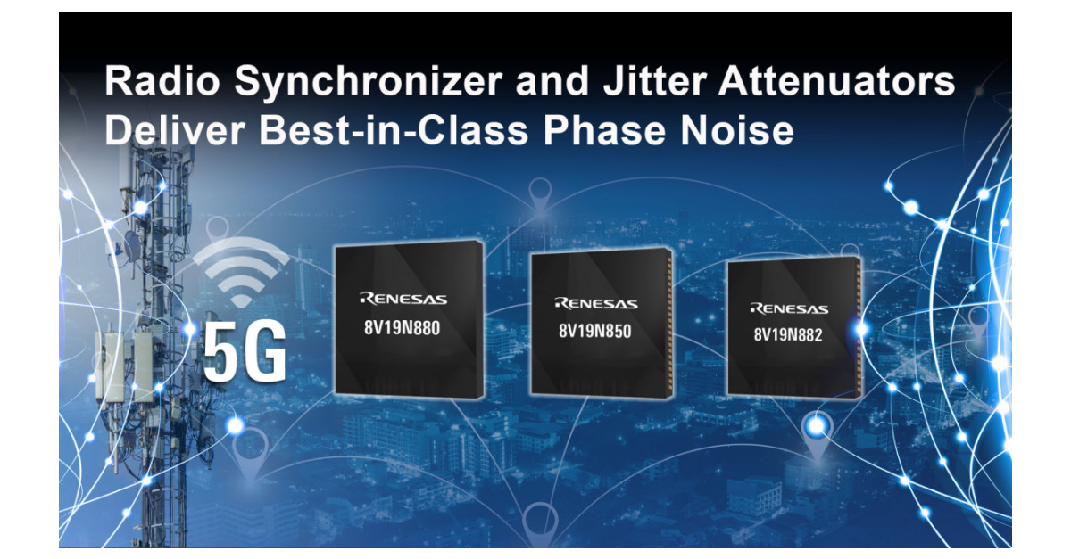 Renesas Expands Communication Timing Portfolio for 4G/5G Radio | Business Wire