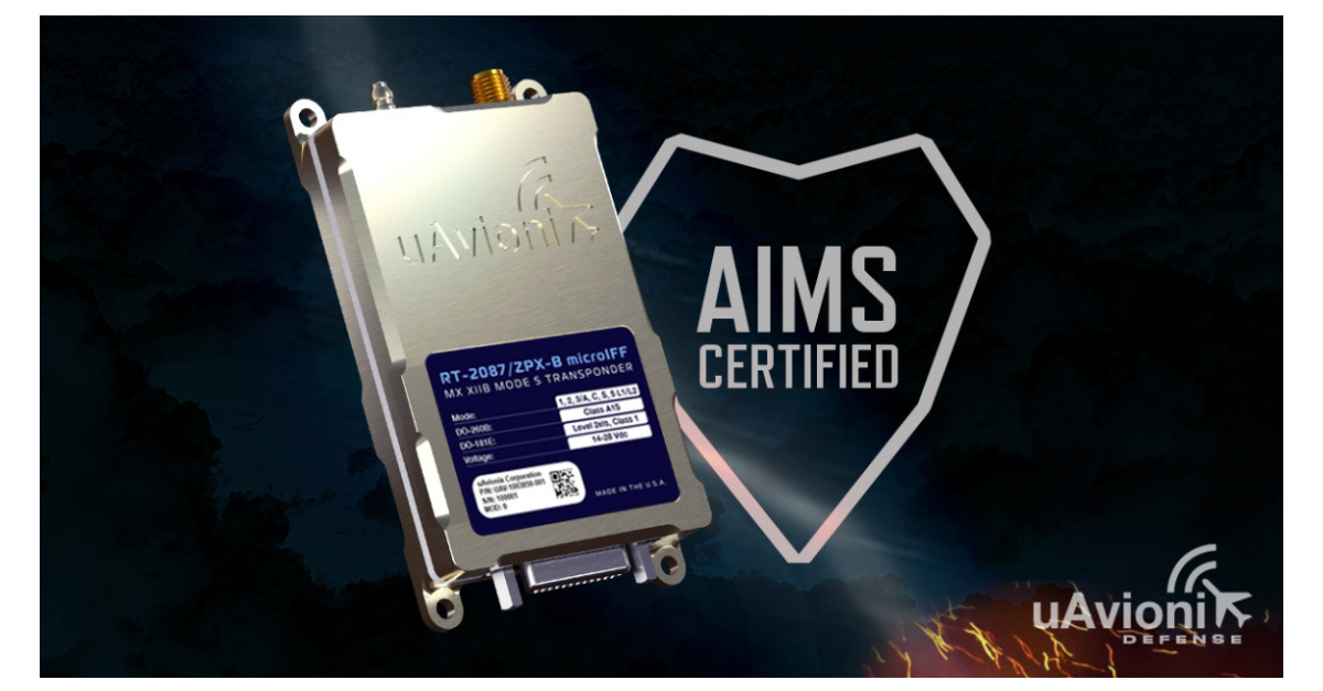 uAvionix Receives DoD AIMS Certification for Mode 5 Micro IFF ...