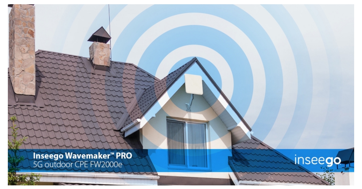 Inseego Wavemaker™ PRO 5G Outdoor CPE FW2000e Certified for Use in ...