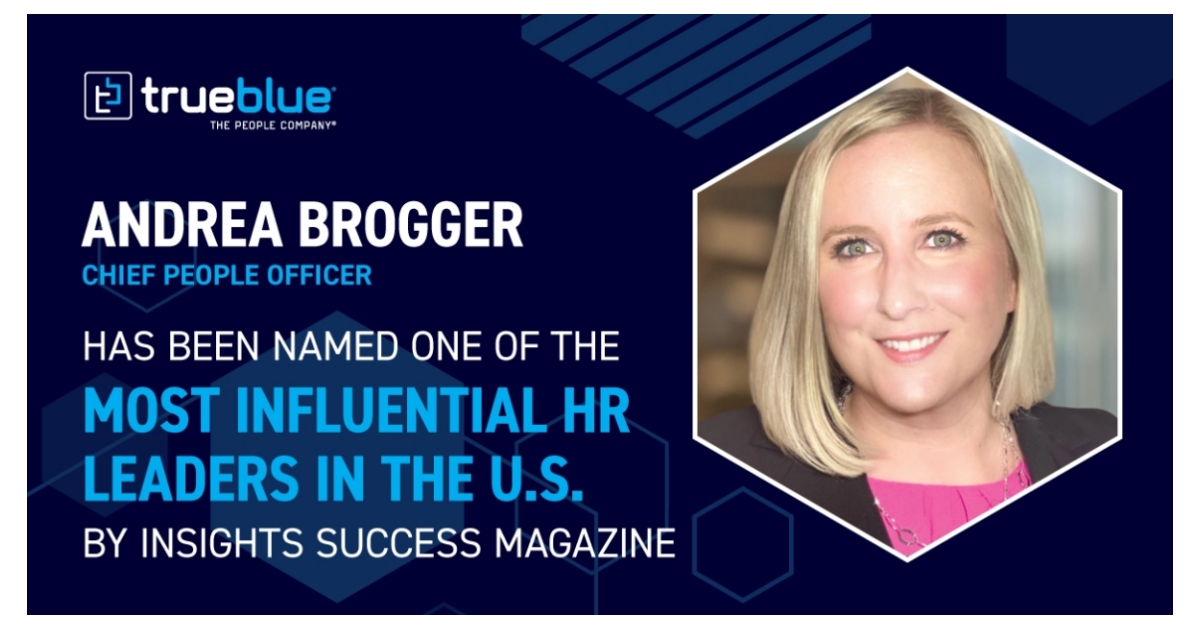 ADDING MULTIMEDIA TrueBlue’s Andrea Brogger Named One of the Most ...