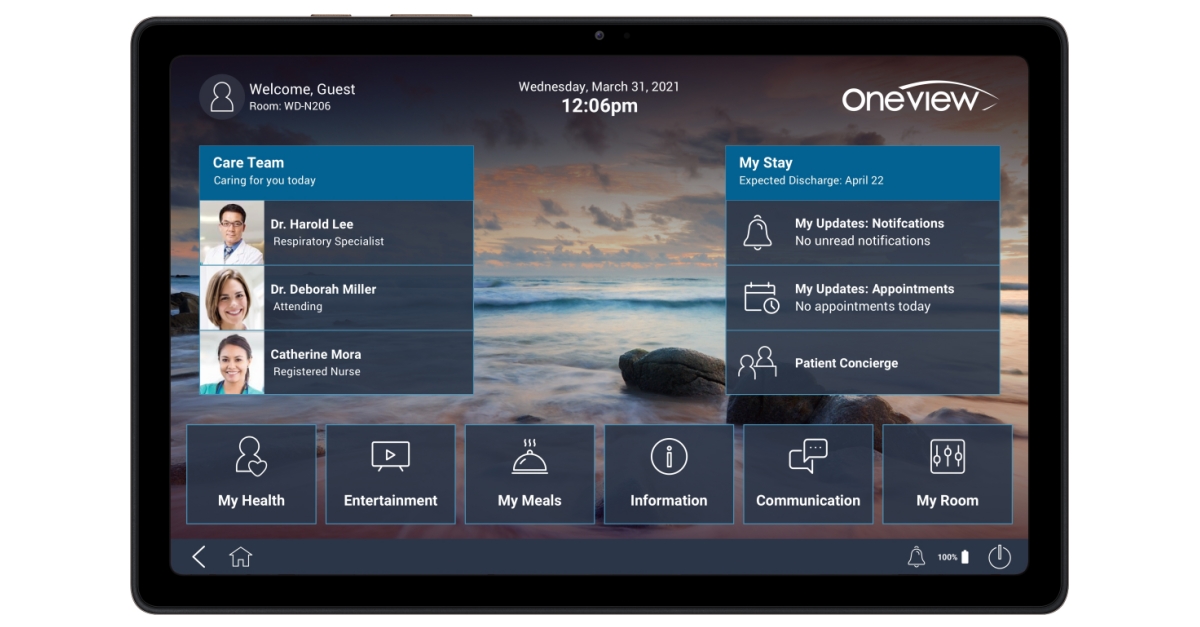 Oneview Healthcare Launches First Cloud-based Care Experience Platform ...