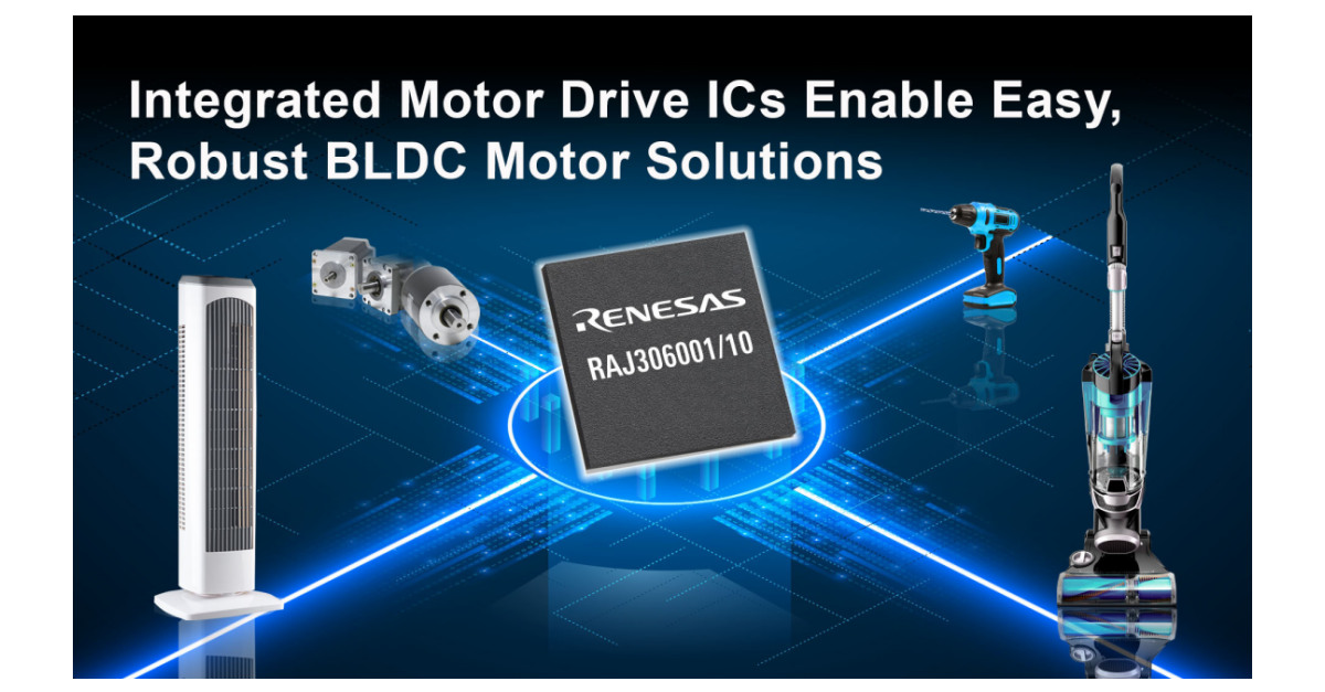 Renesas Simplifies Safe and Power-Efficient Sensor-Less Brushless DC ...