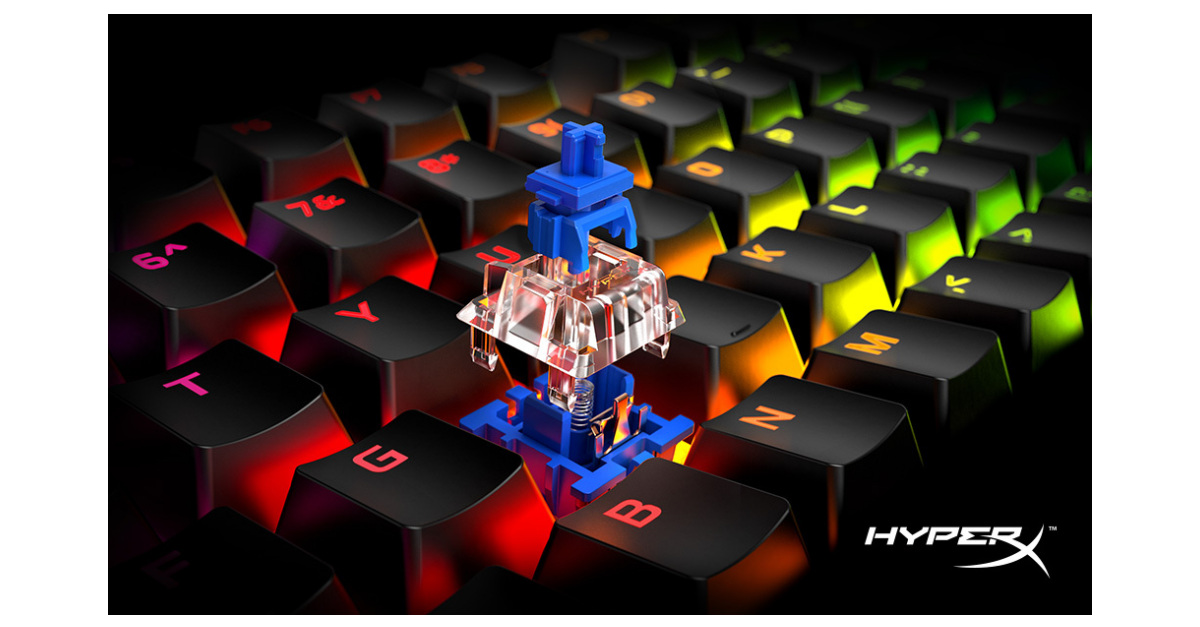 HyperX Adds Blue Mechanical Switches to Alloy Origins Core Gaming ...