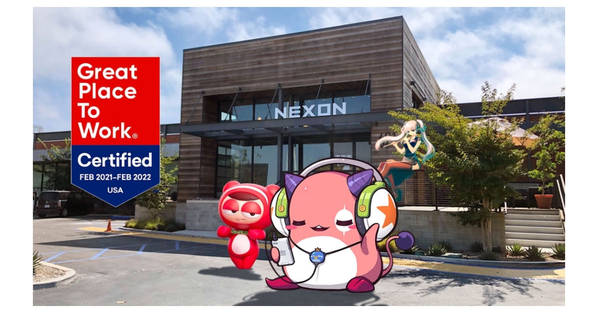 Nexon America Named Great Place to Work-Certified™ Company | Business Wire