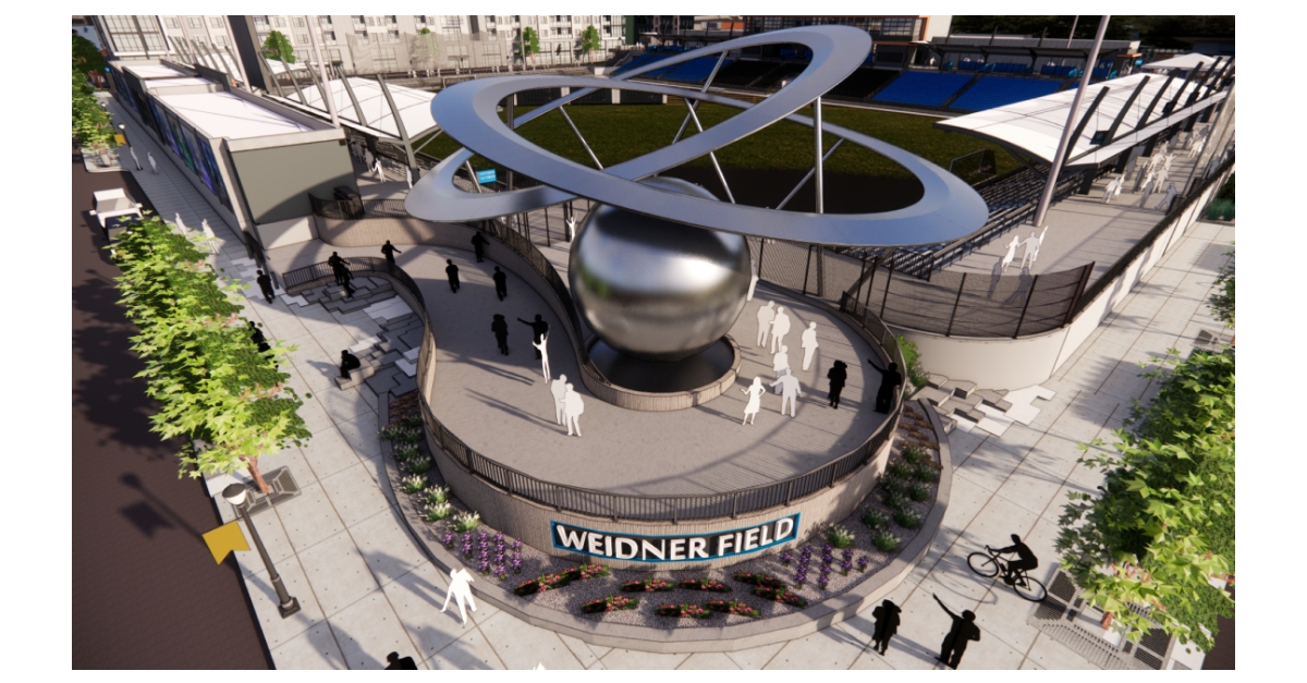 Massive Public Art Sculpture Revealed at Weidner Field | Business Wire