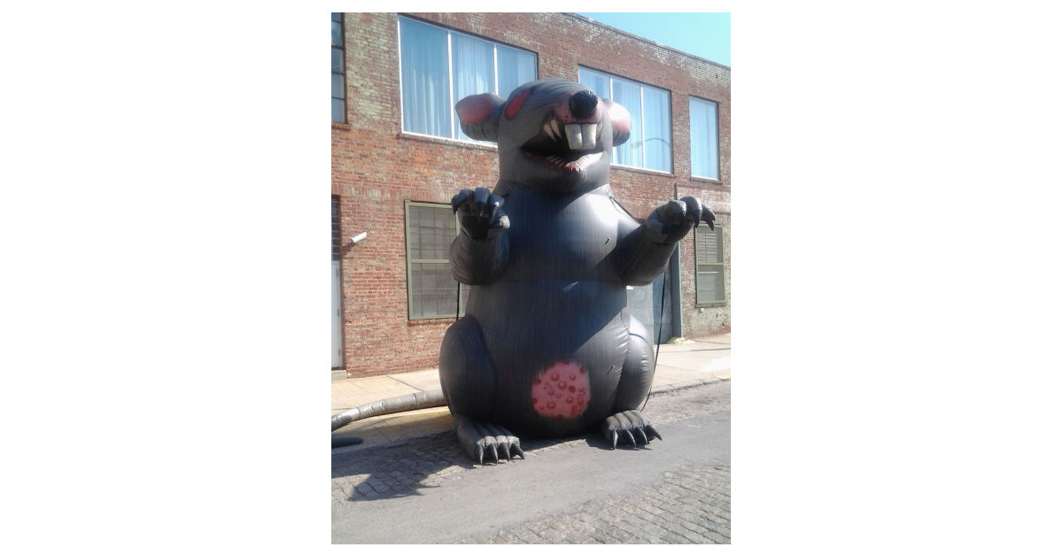 Inflatable Protest Rat to Make an Appearance Alongside Citizens for a ...