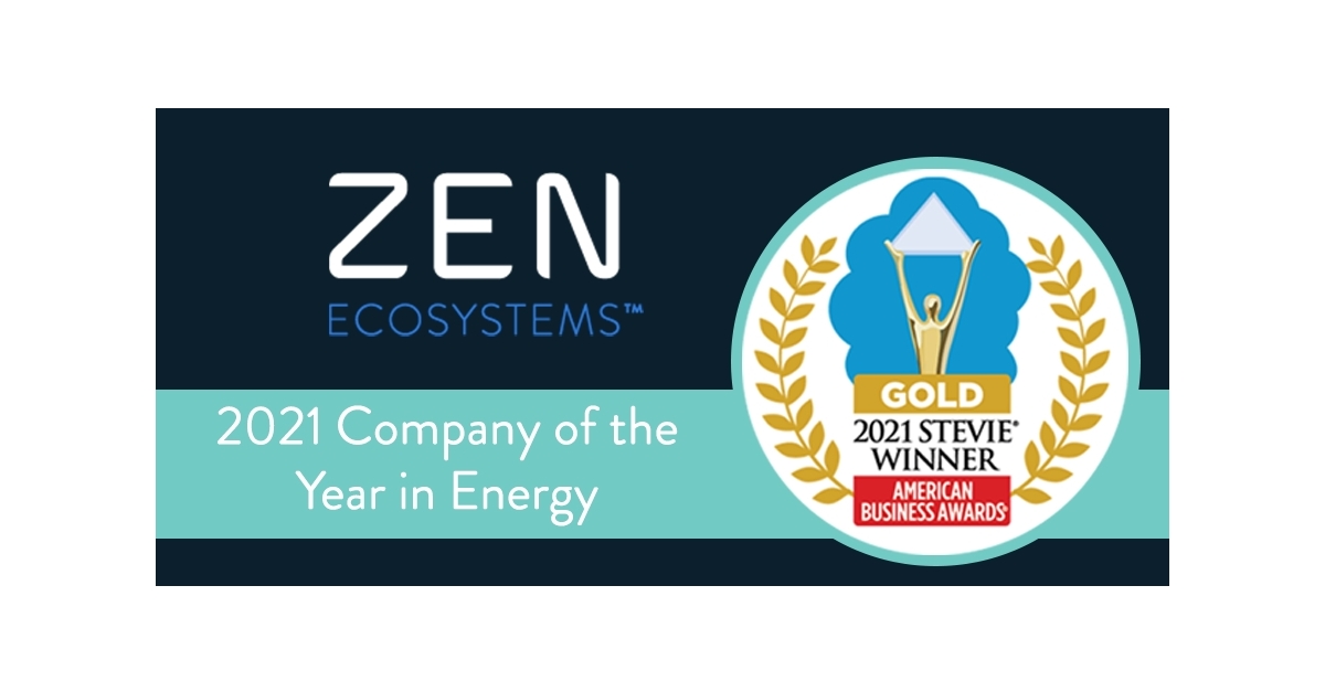 Zen Ecosystems Honored as Gold Stevie® Award Winner in 2021 American ...
