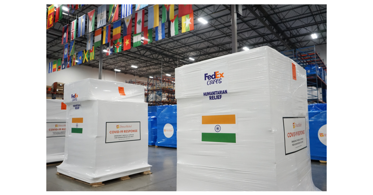 FedEx Delivering Critical COVID-19 Aid to India | Business Wire