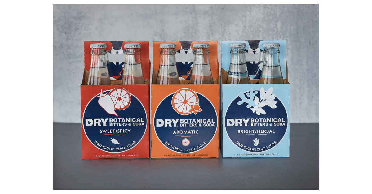 DRY Launches Non-Alcoholic Ready-to-Drink Botanical Bitters & Soda ...