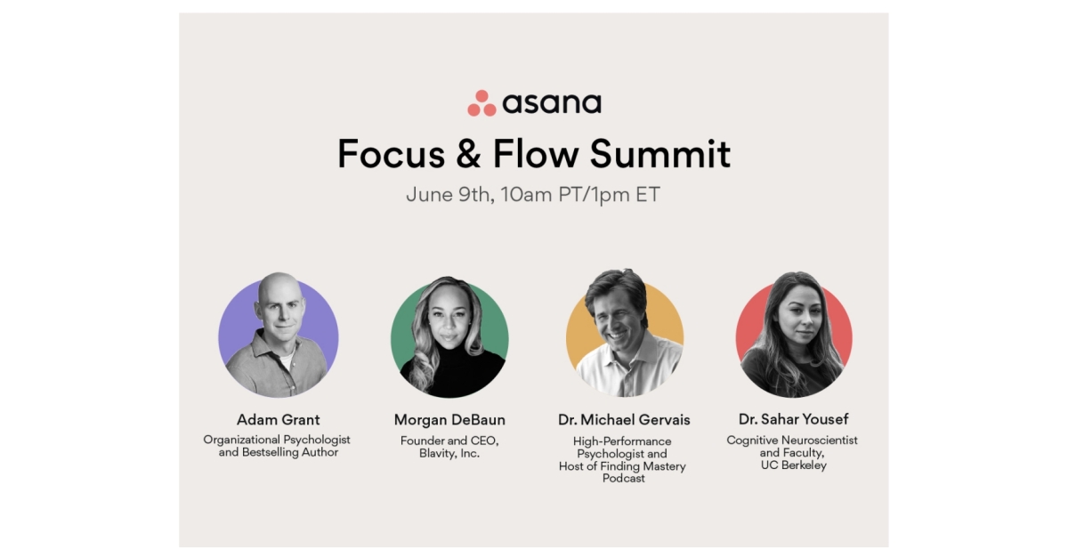Asana to Host Focus and Flow Summit | Business Wire