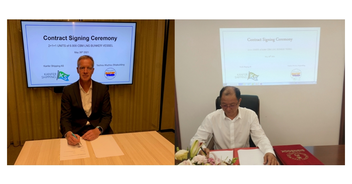 Kanfer Shipping AS Signs Shipbuilding Contract With Taizhou Yard for ...