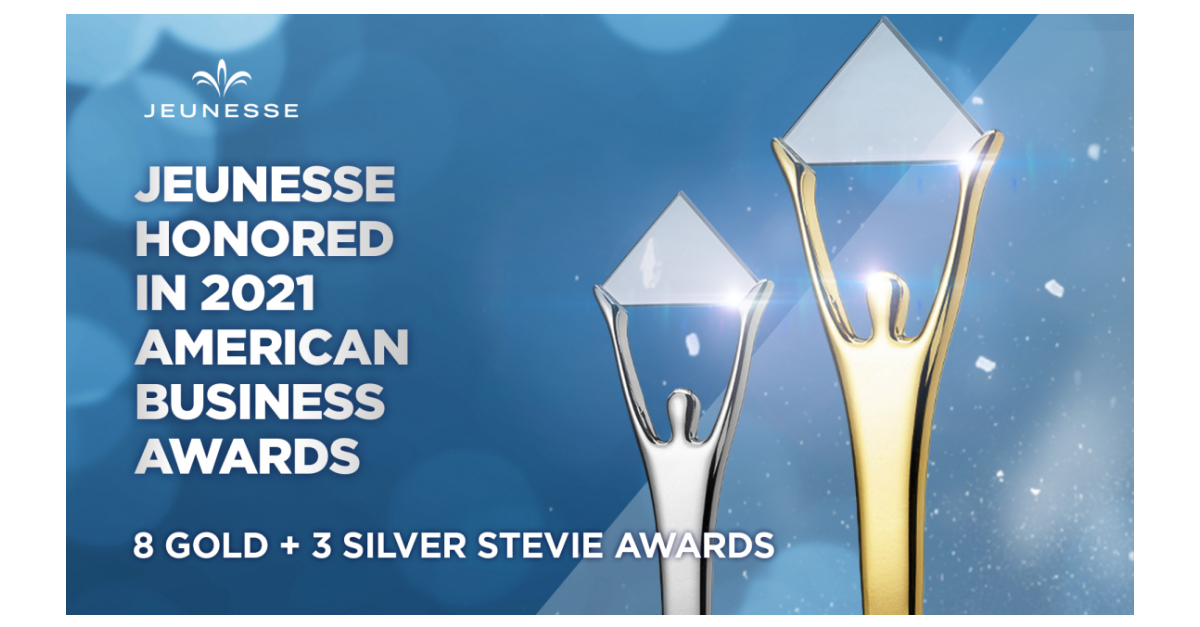 Jeunesse Receives 8 Gold and 3 Silver Stevies in 2021 American Business ...