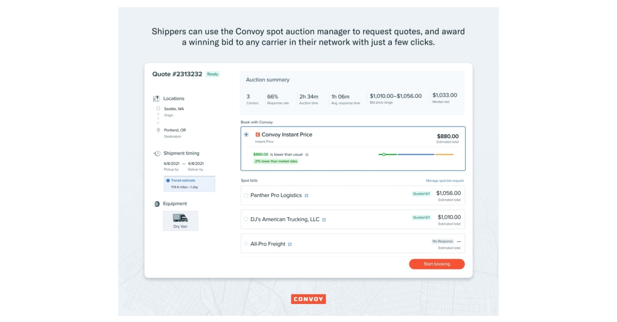 Convoy Integrates Online Truckload Booking Platform with Modern TMS to ...